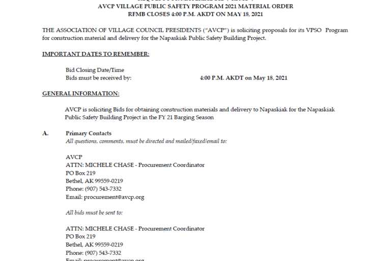 Association of Village Council Presidents - AVCP